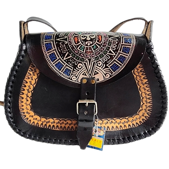 Hand Crafted | Bags | Handcrafted Leather Purse From Mexico Large ...